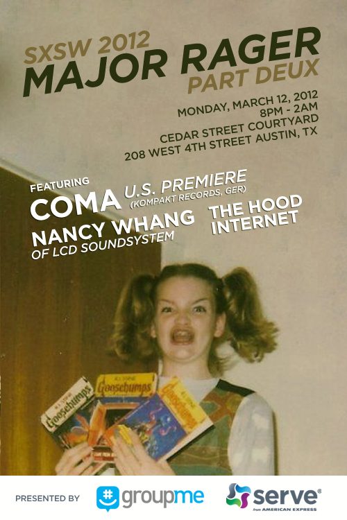 GroupMe and Serve's Major Rager Party with The Hood Internet - mxdwn Music