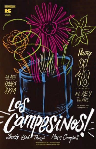Goldenvoice & IHEARTCOMIX Present: Los Campesinos!, Lovely Bad Things ...