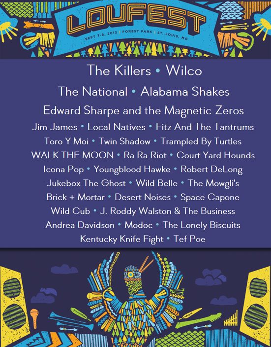 LouFest Releases 2013 Lineup Featuring The Killers, Wilco, The National ...