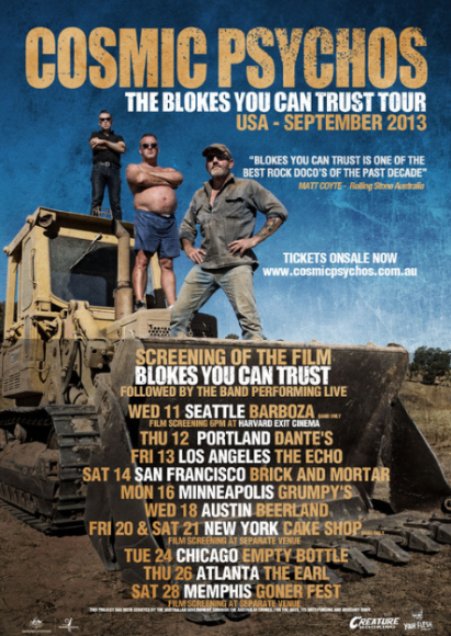 Cosmic Psychos to Perform In Tandem with Screening of Blokes You Can ...