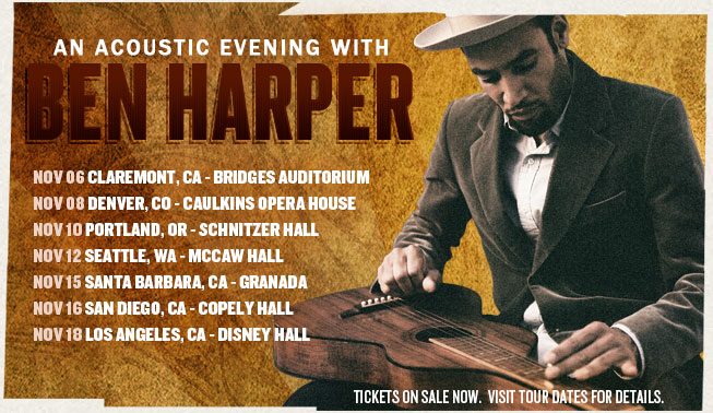 Ben Harper Announces Fall 2013 Tour Dates - mxdwn Music