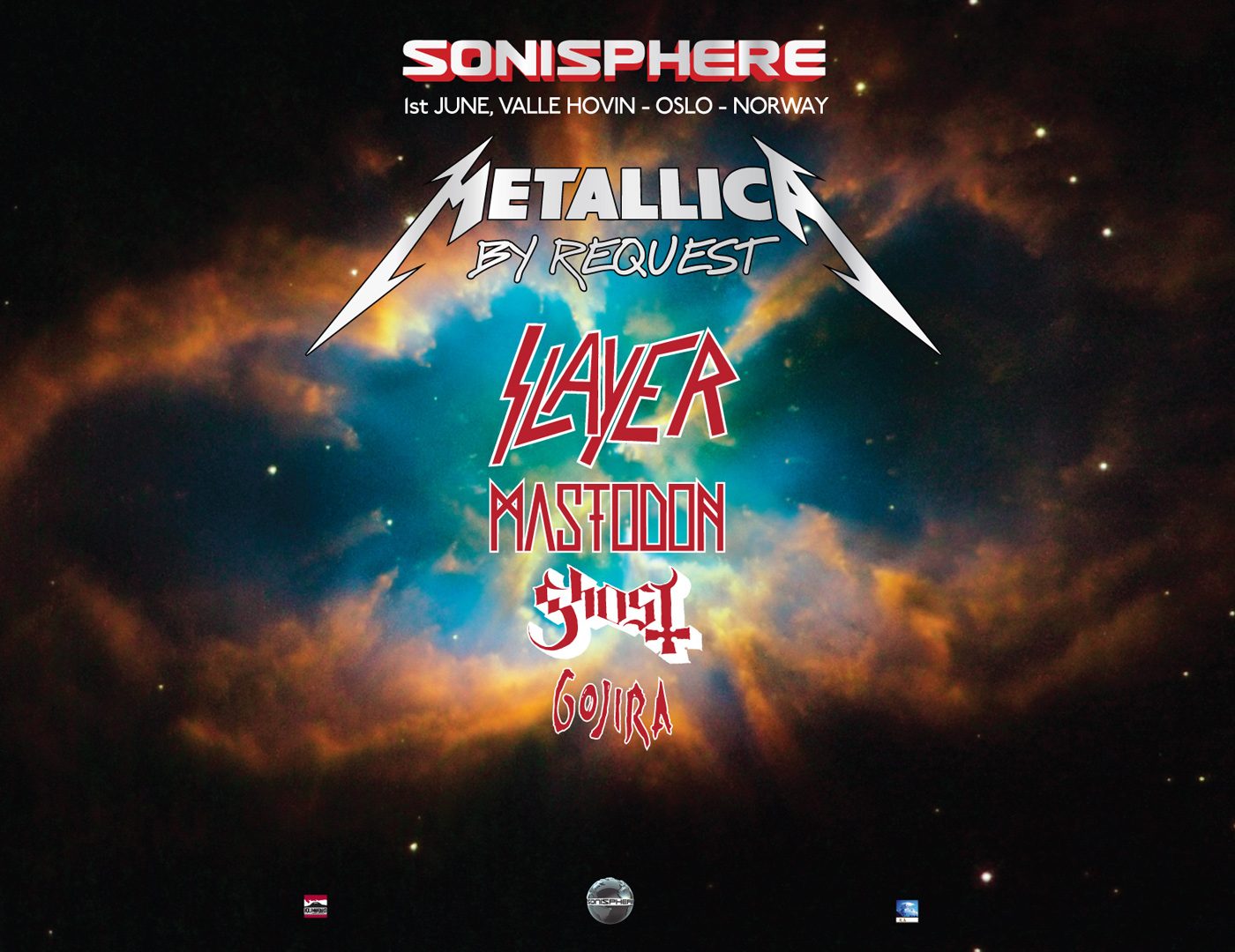 Sonisphere Norway Announce 2014 Lineup Featuring Metallica, Slayer ...