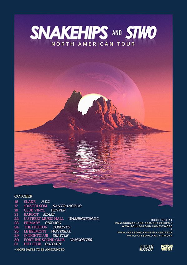 Snakehips w/ STWO 10/17 @ 1015 Folsom - mxdwn Music
