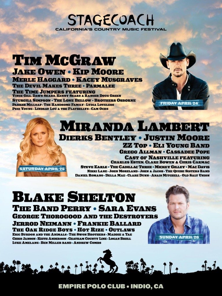 Stagecoach Festival Announces 2015 Lineup Featuring Tim McGraw, Miranda ...