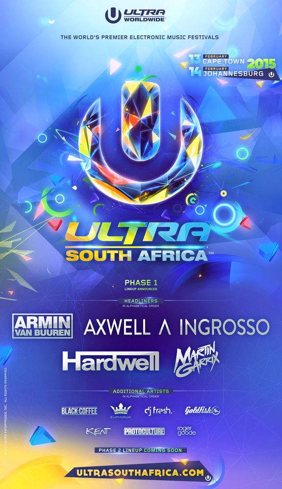 Ultra South Africa Announces 2015 Lineup Featuring Armin Van Buuren ...