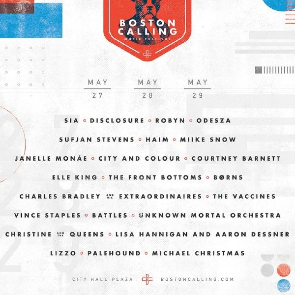 Boston Calling Announces 2016 Lineup Featuring Sia, Disclosure and ...