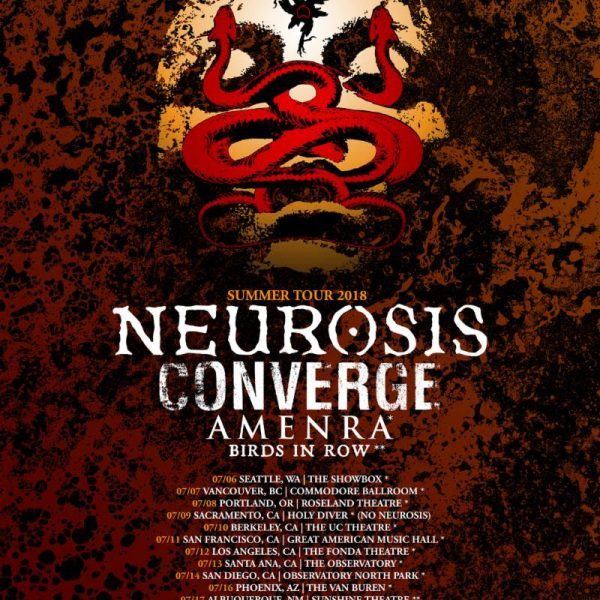 Neurosis Announce Summer 2018 Tour With Converge - mxdwn Music