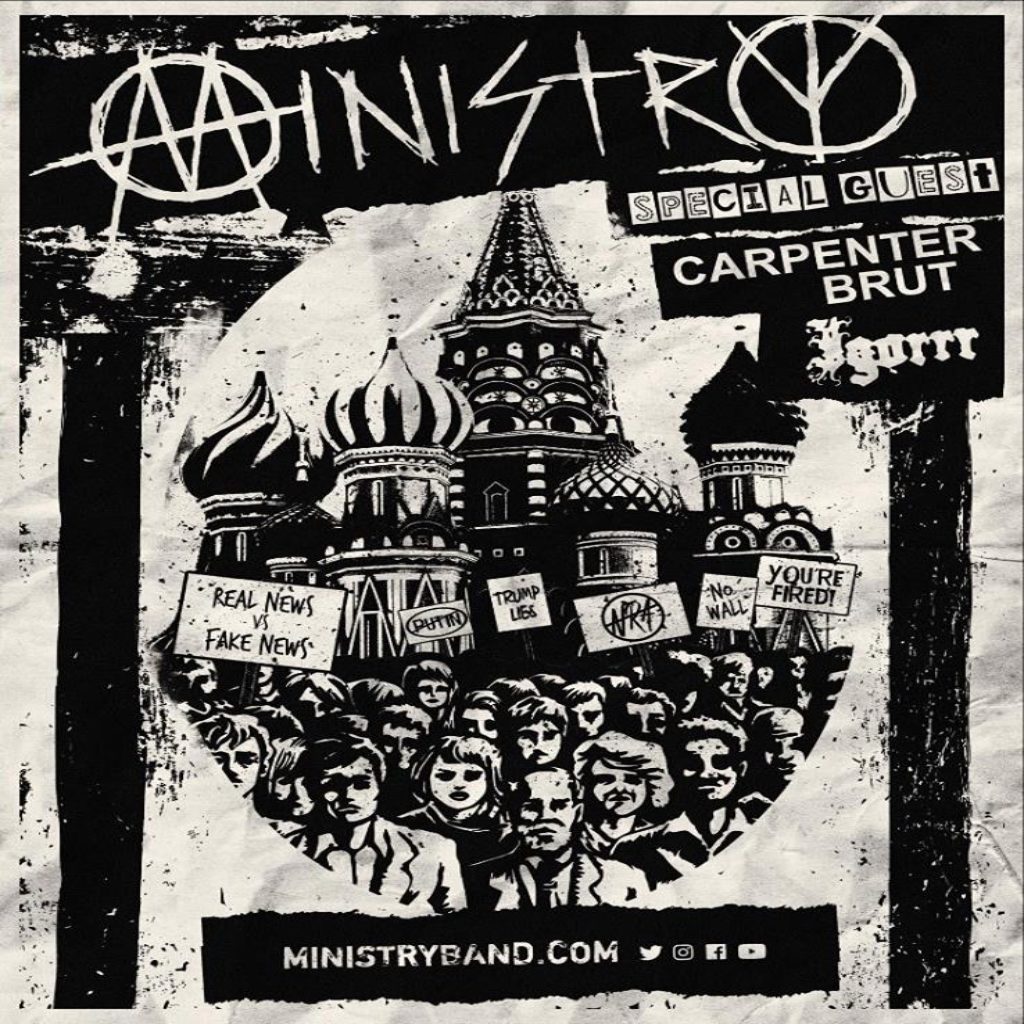 Ministry Announce Winter 2018 Tour Dates - mxdwn Music