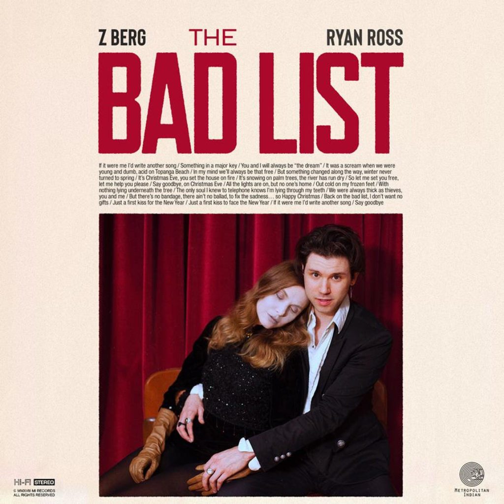 Z Berg and Ryan Ross Share New Christmas Song “The Bad List” - mxdwn Music