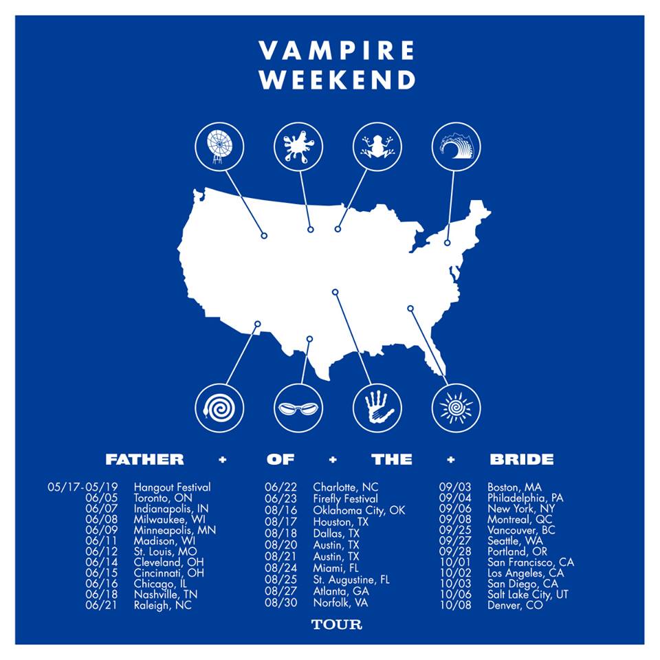 Vampire Weekend Announces Summer 2019 Father of the Bride Tour Dates ...