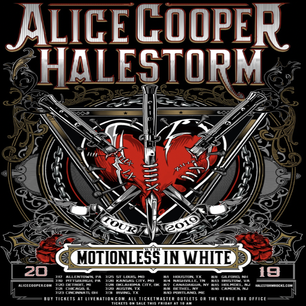 Alice Cooper and Halestorm Announce Summer 2019 Co-Headlining Tour ...