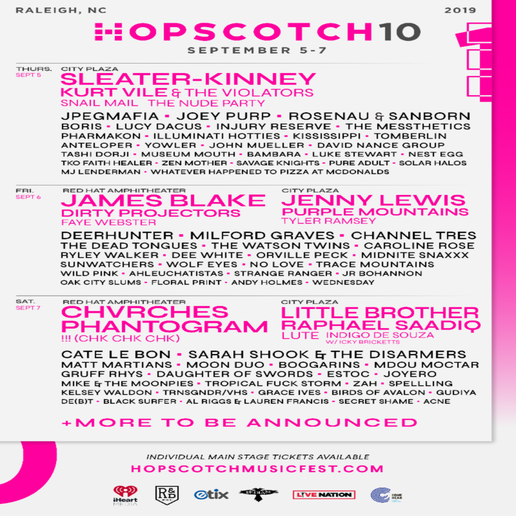Hopscotch Announces Its 10th Anniversary 2019 Line-up Featuring James ...