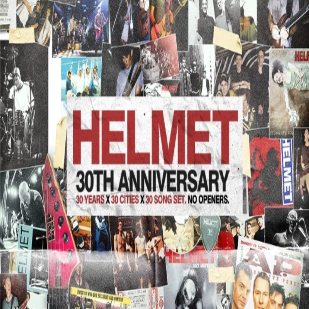 Helmet Announces Fall 2019 30th Anniversary Tour Dates Playing 30 Song ...