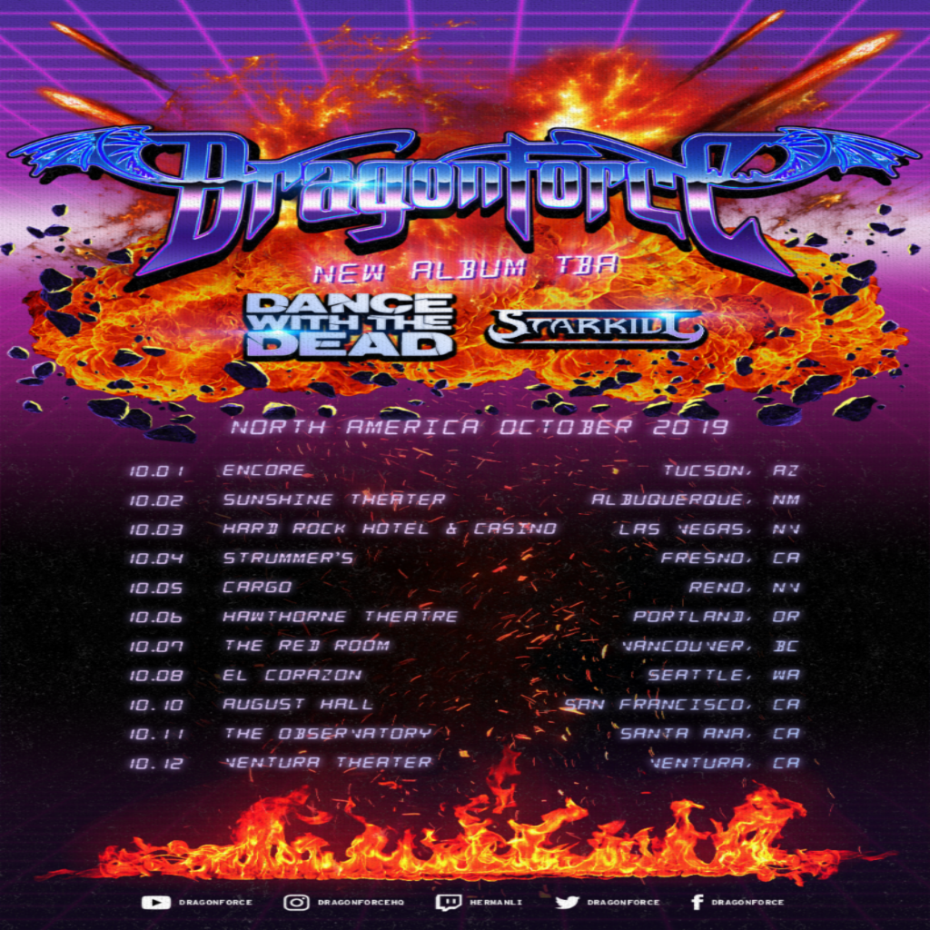 DragonForce Announce Fall 2019 North American Tour Dates - mxdwn Music
