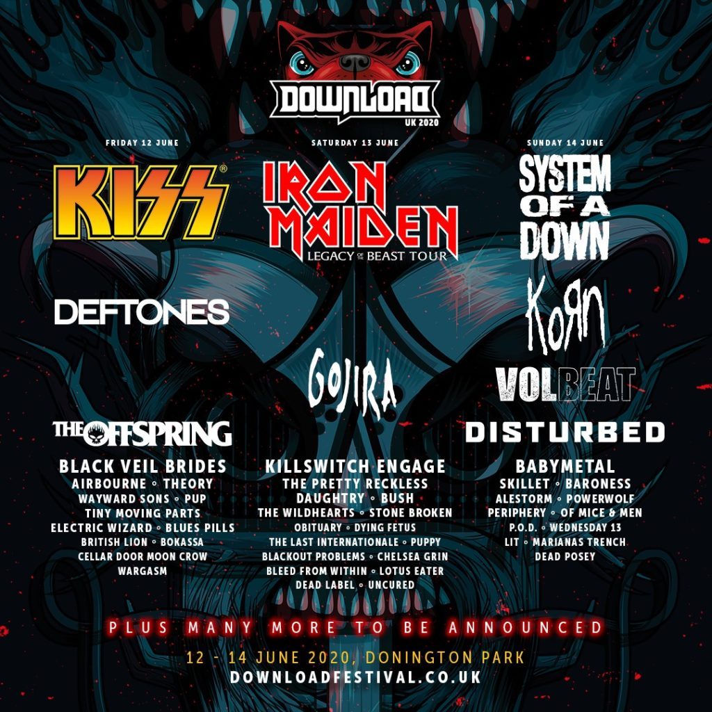 Download Festival UK Announces Full Lineup Including Gojira, Iron ...