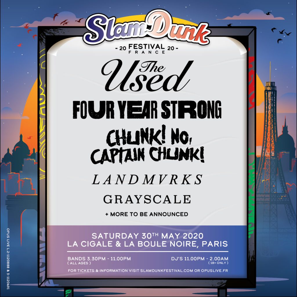 Slam Dunk Festival Announces New Paris Festival and Announces 2020 ...