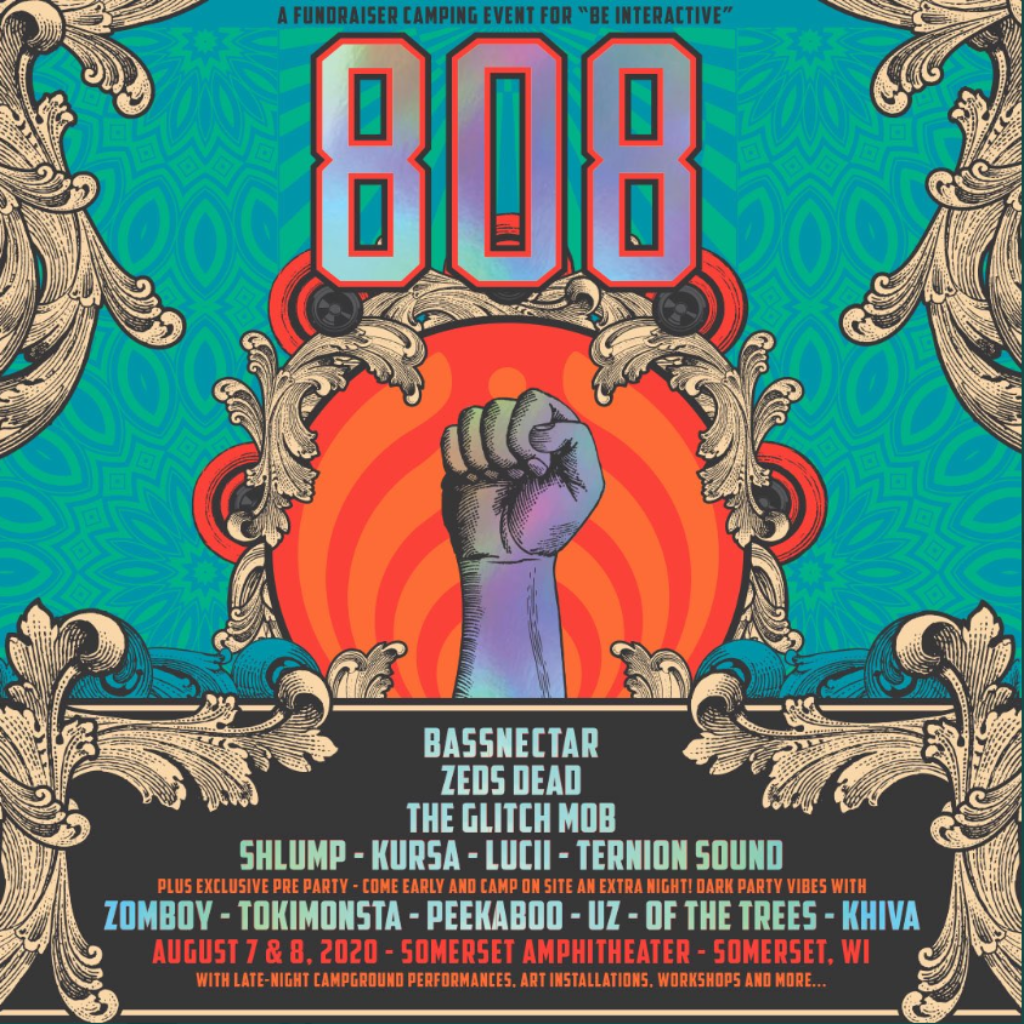 Bassnectar Announces "Be Interactive" Fundraiser 808 2020 Lineup ...