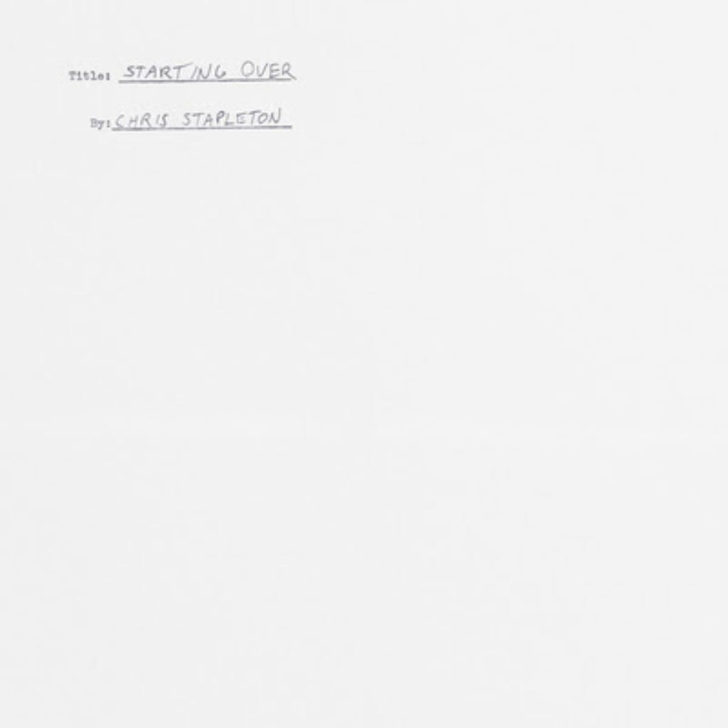 Chris Stapleton Announces New Album Starting Over for November 2020 ...