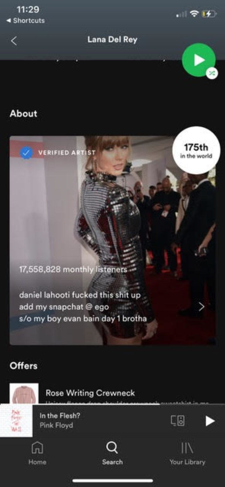 Spotify Pages for Dua Lipa, Future, Lana Del Rey and More Hacked by ...