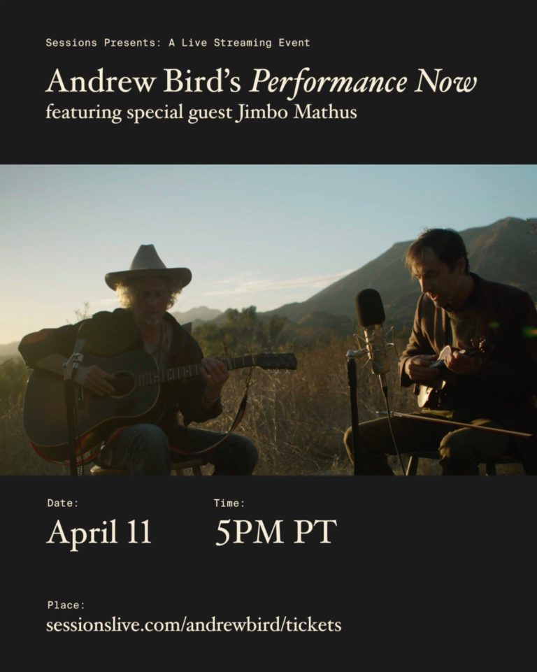 Jimbo Mathus and Andrew Bird Announce April 2021 Live Stream Concert ...
