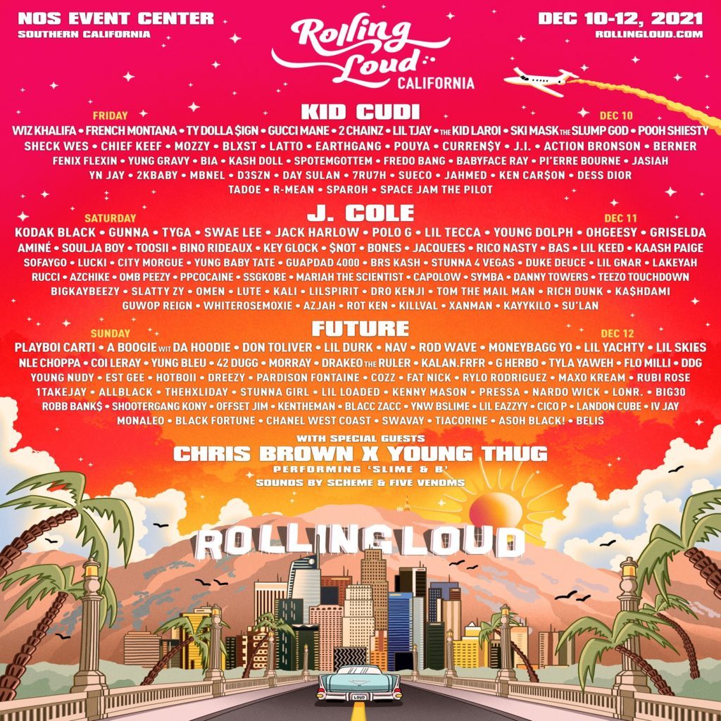 Rolling Loud California Announces 2021 Lineup Featuring J. Cole, Kid ...