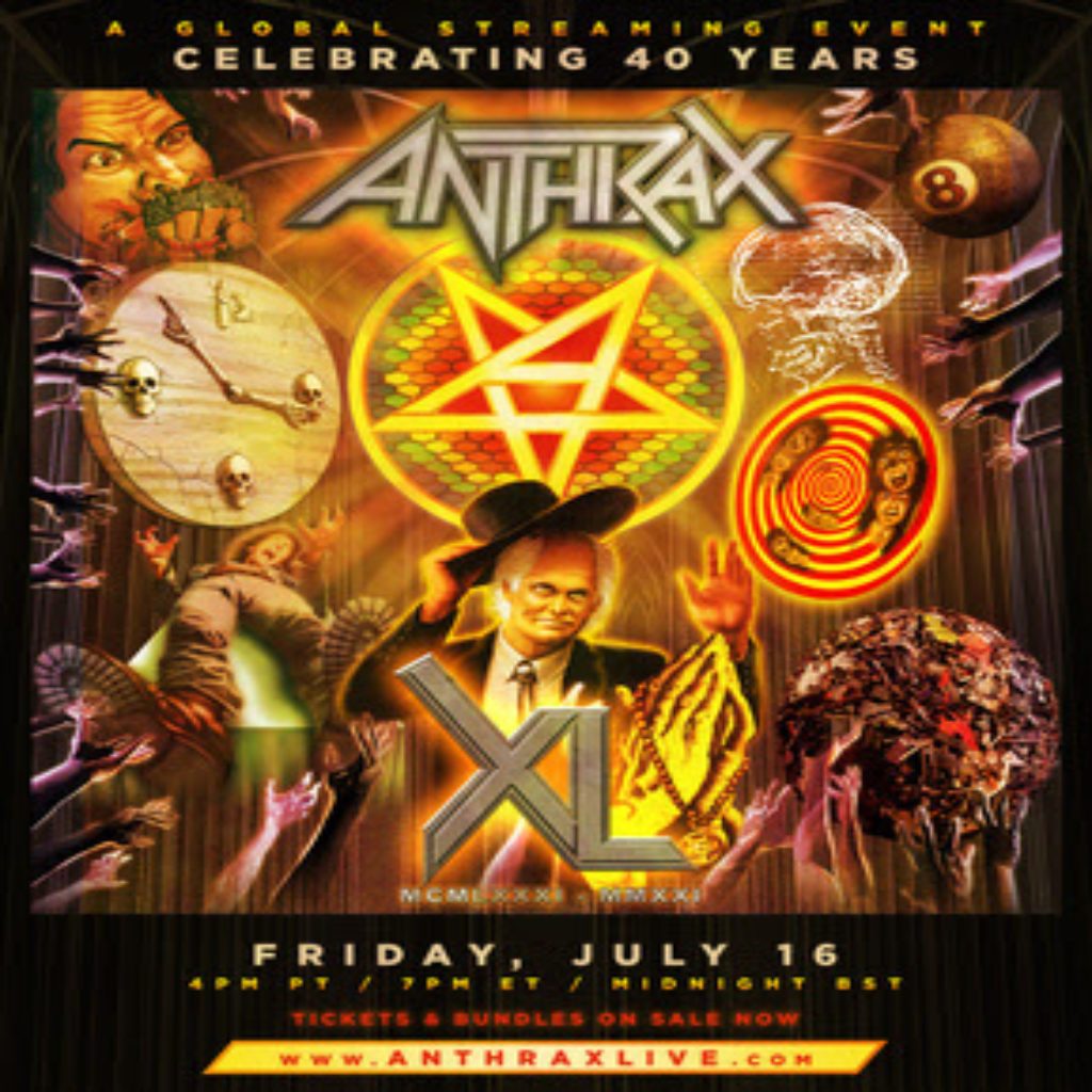 Anthrax Announces July 2021 40th Anniversary Live Stream - mxdwn Music