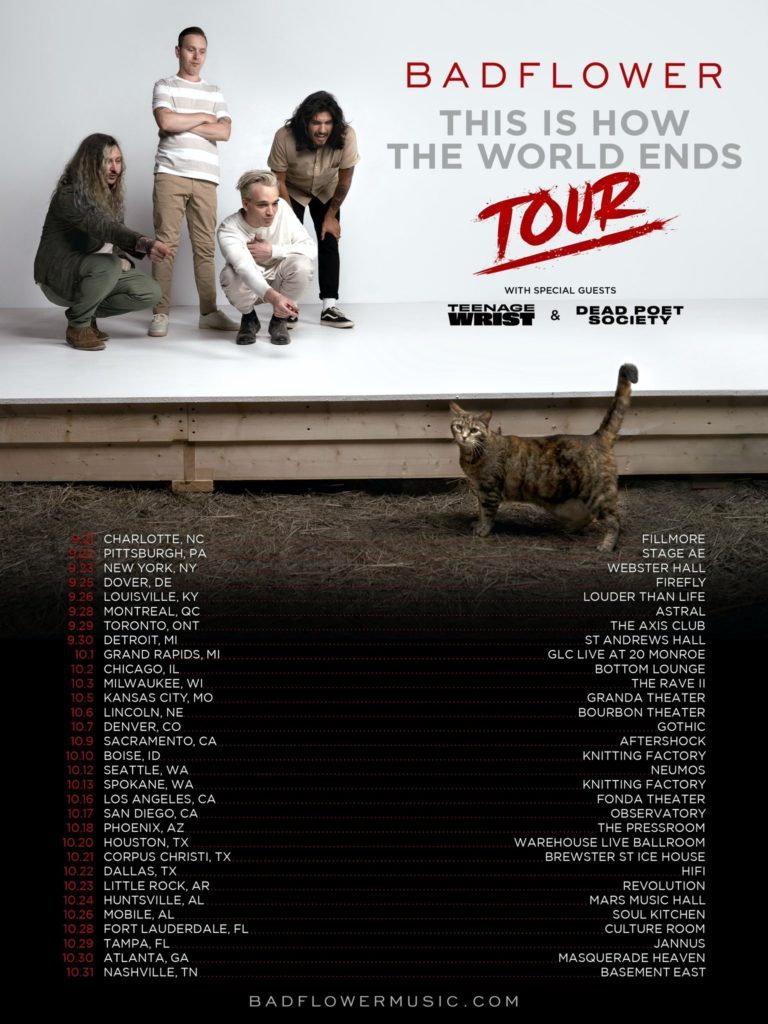Badflower Announces Fall 2021 This Is How The World Ends Tour Dates ...