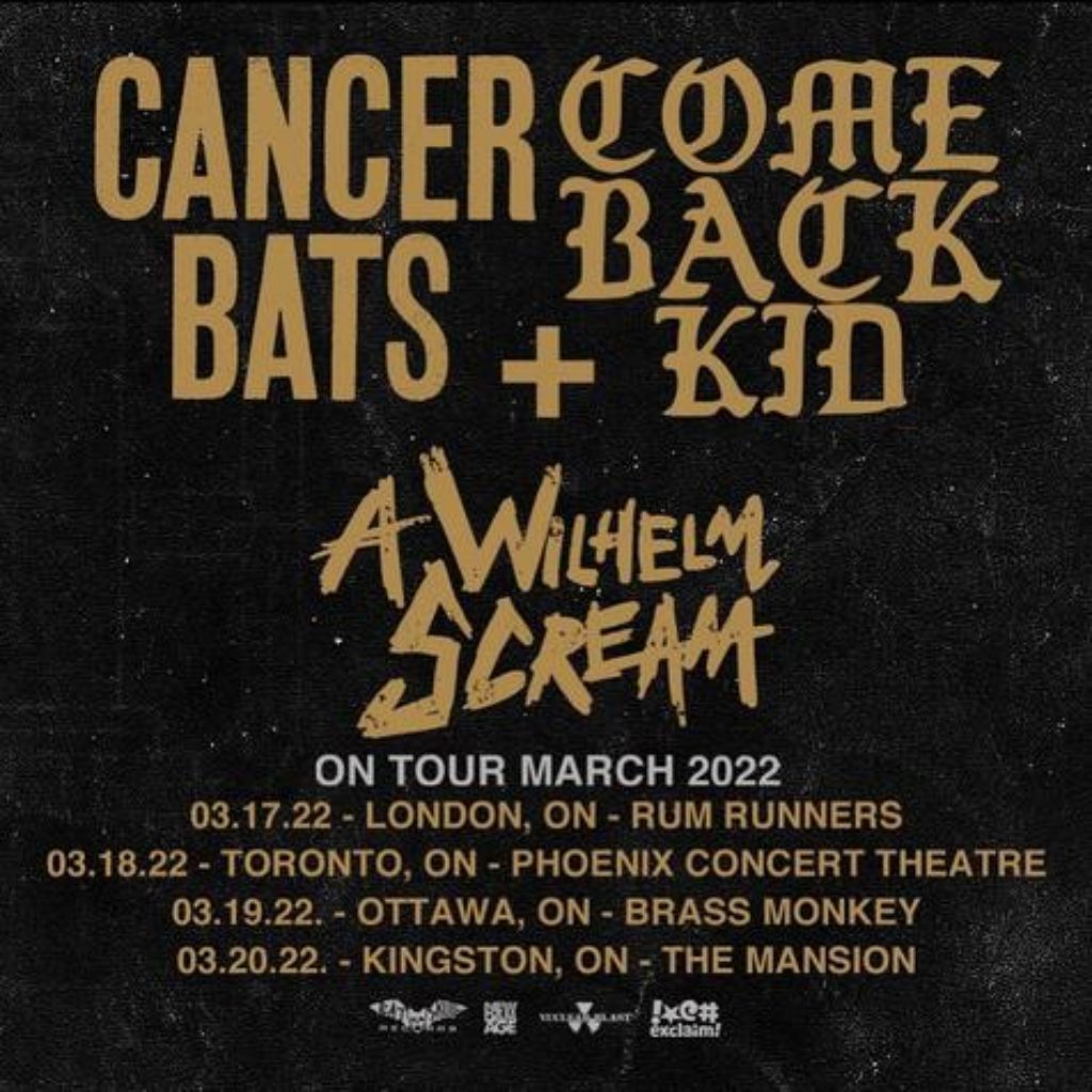 Cancer Bats Announces Spring 2022 Tour Dates with Comeback Kid and A ...