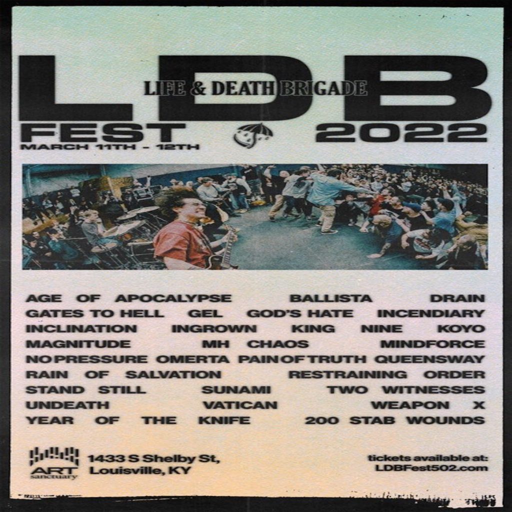 LDB Fest Announces 2022 Lineup Featuring Incendiary, God’s Hate, Drain ...
