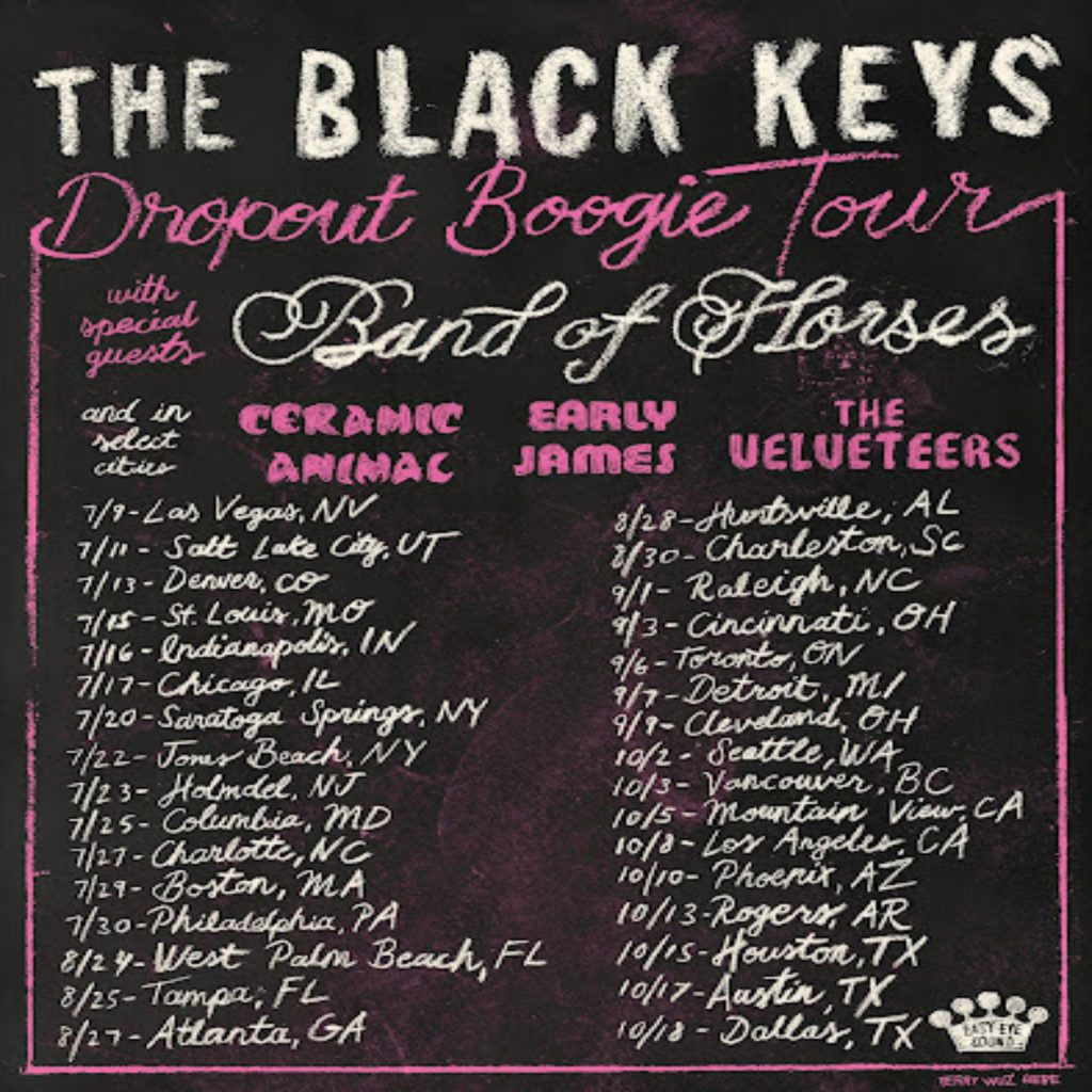 The Black Keys & Band Of Horses Perform Together At Jones Beach - mxdwn ...