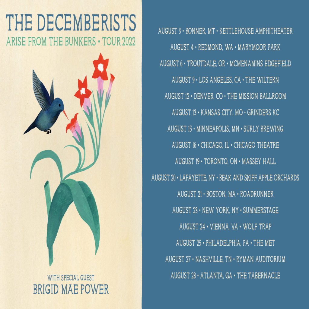 The Decemberists Announce Summer 2022 North American Tour Dates - mxdwn ...