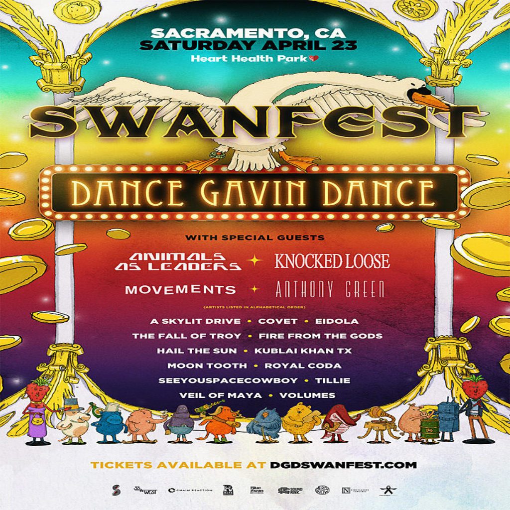 Dance Gavin Dance Announce Swanfest 2022 Lineup Featuring Knocked Loose ...