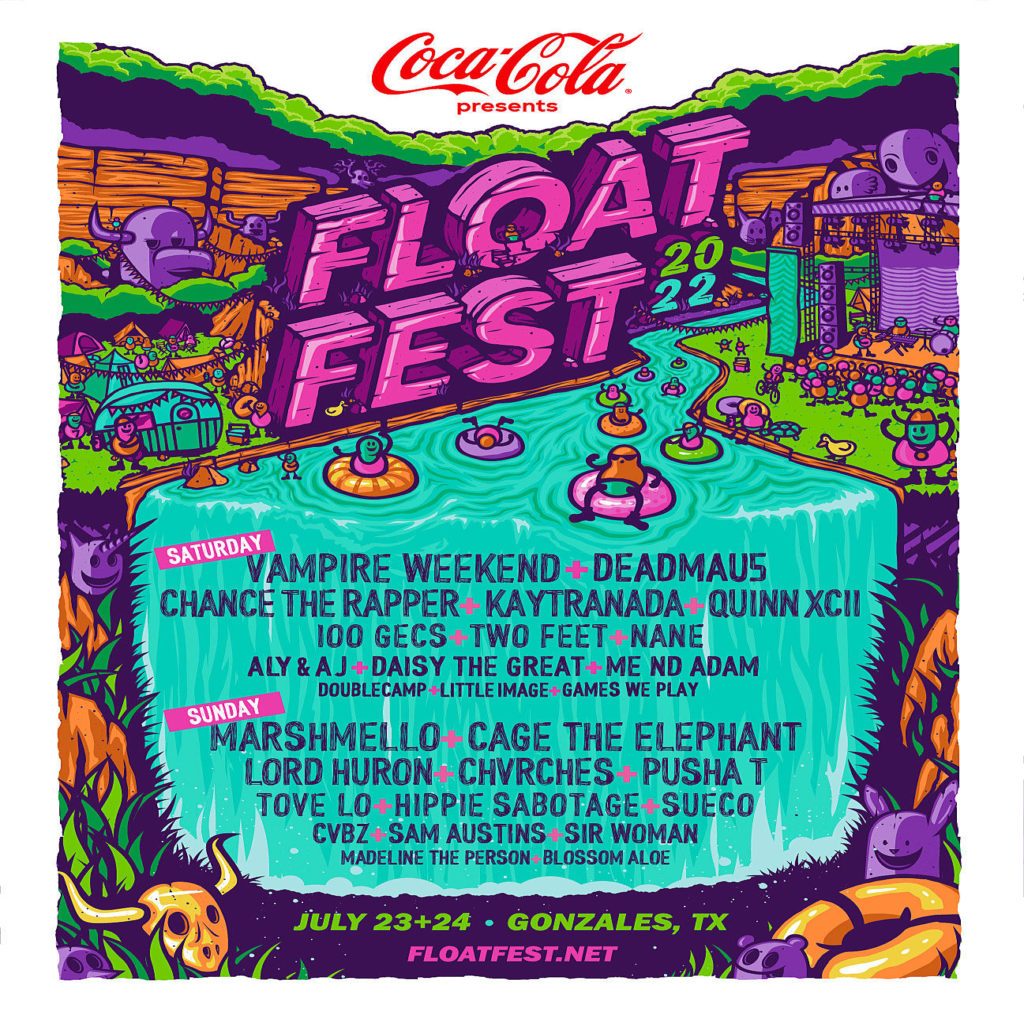 Float Fest Announces 2022 Lineup Featuring deadmau5, Pusha T, Vampire ...