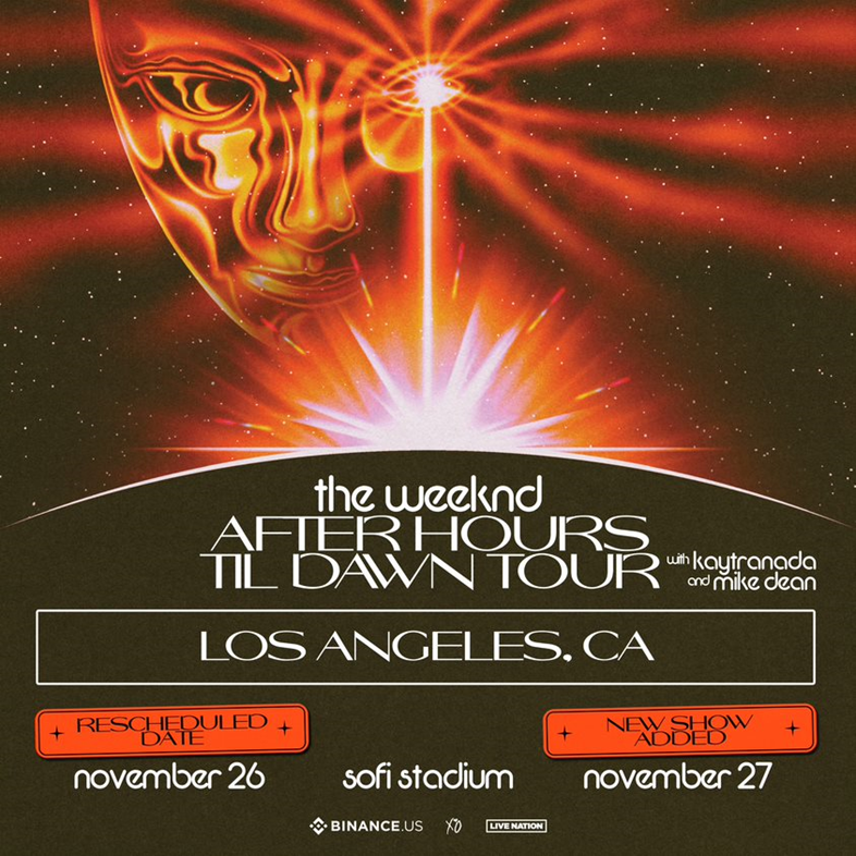 The Weeknd Announces New LA Date At SoFi Stadium on Nov. 26 - mxdwn Music