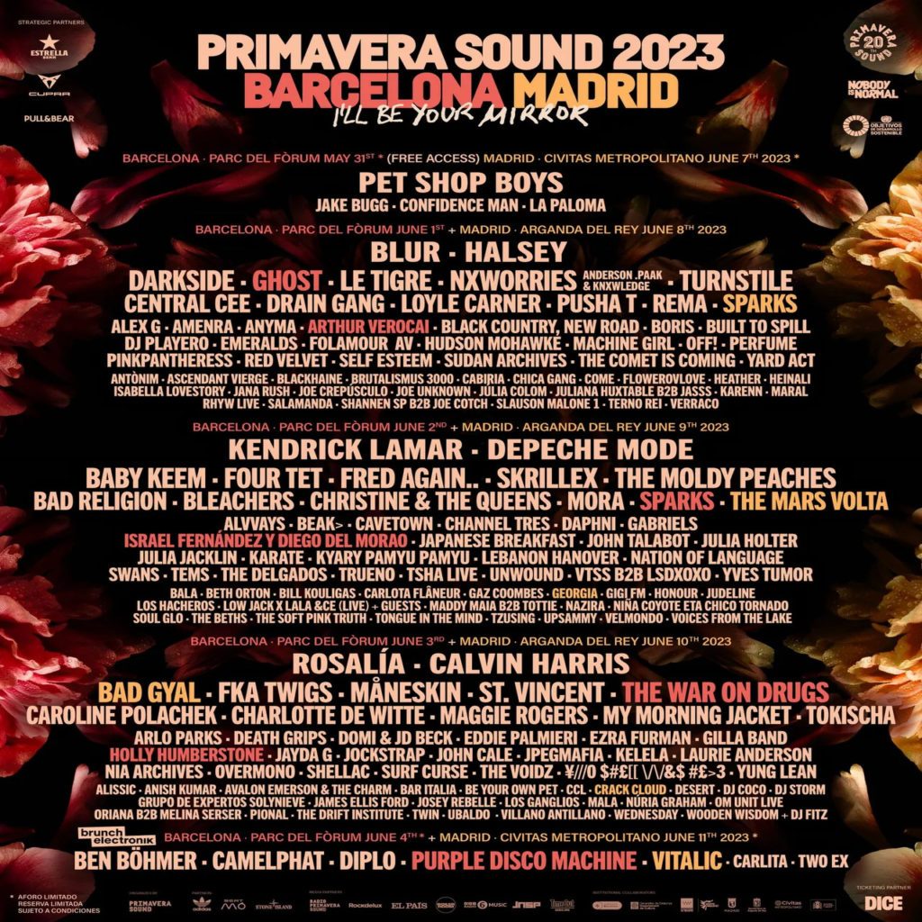 Primavera Sound Announces 2023 Lineup Featuring Blur, Kendrick Lamar ...