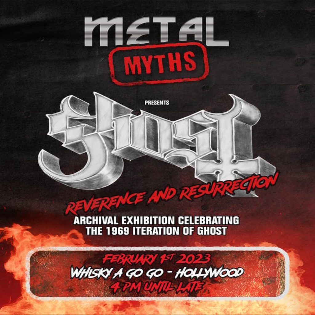 Ghost Holds Special Archival Exhibit Celebrating Band's 1969 Era ...