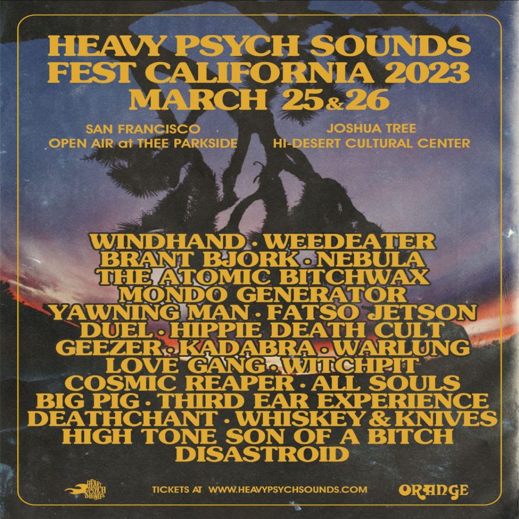 Heavy Psych Sounds Fest California Reveals 2023 Lineups Featuring ...