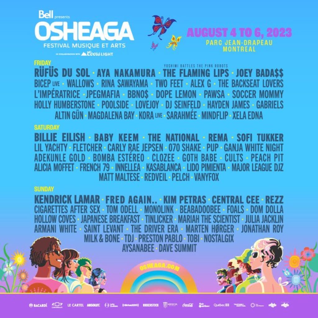 Osheaga Announces 2023 Lineup Featuring The Flaming Lips, Billie Eilish ...