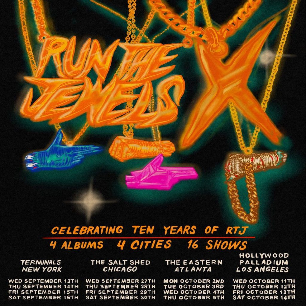 Run The Jewels Announces Fall 2023 10th Anniversary Tour Dates, Playing ...