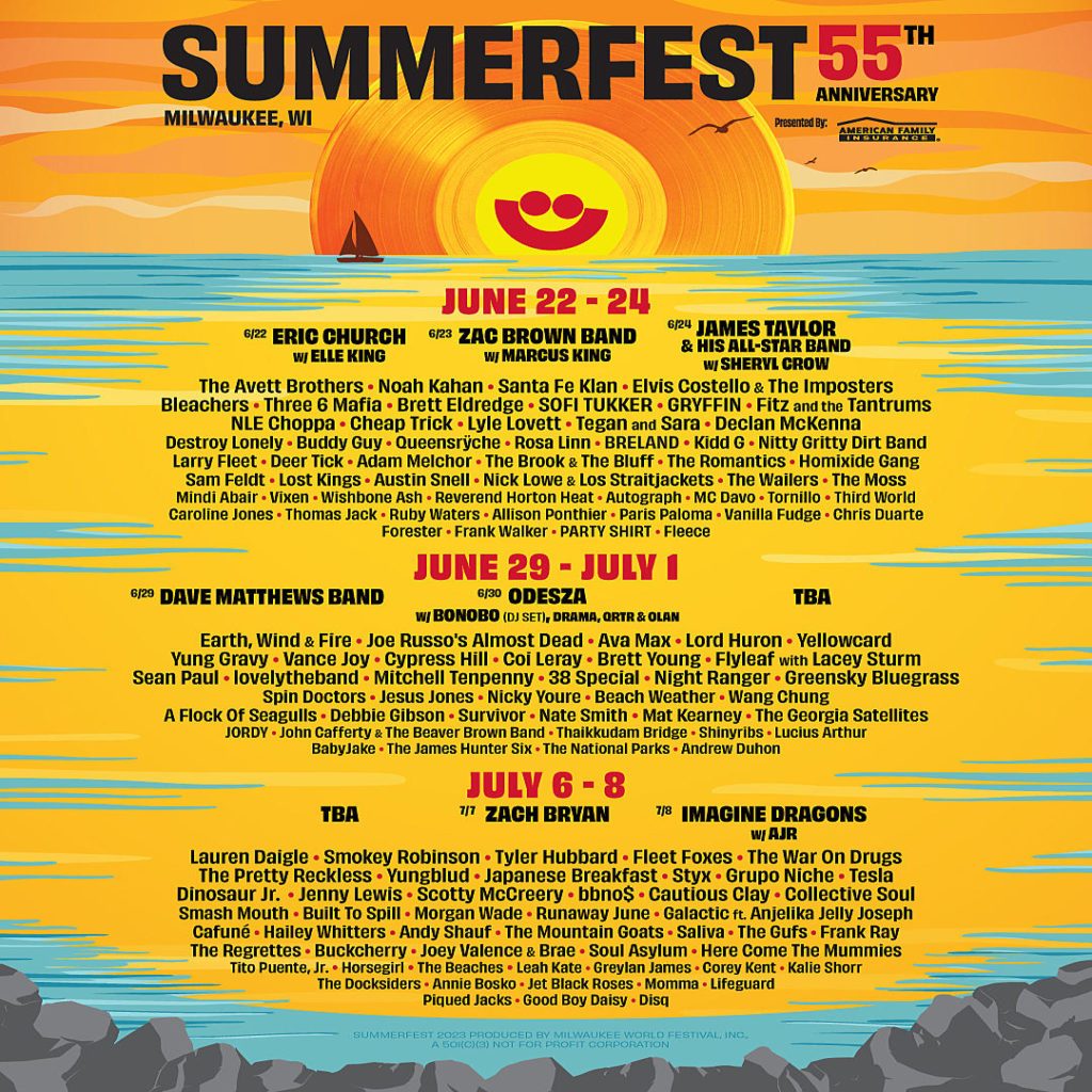 Summerfest Announces 2023 Lineup Featuring Fleet Foxes, Japanese ...