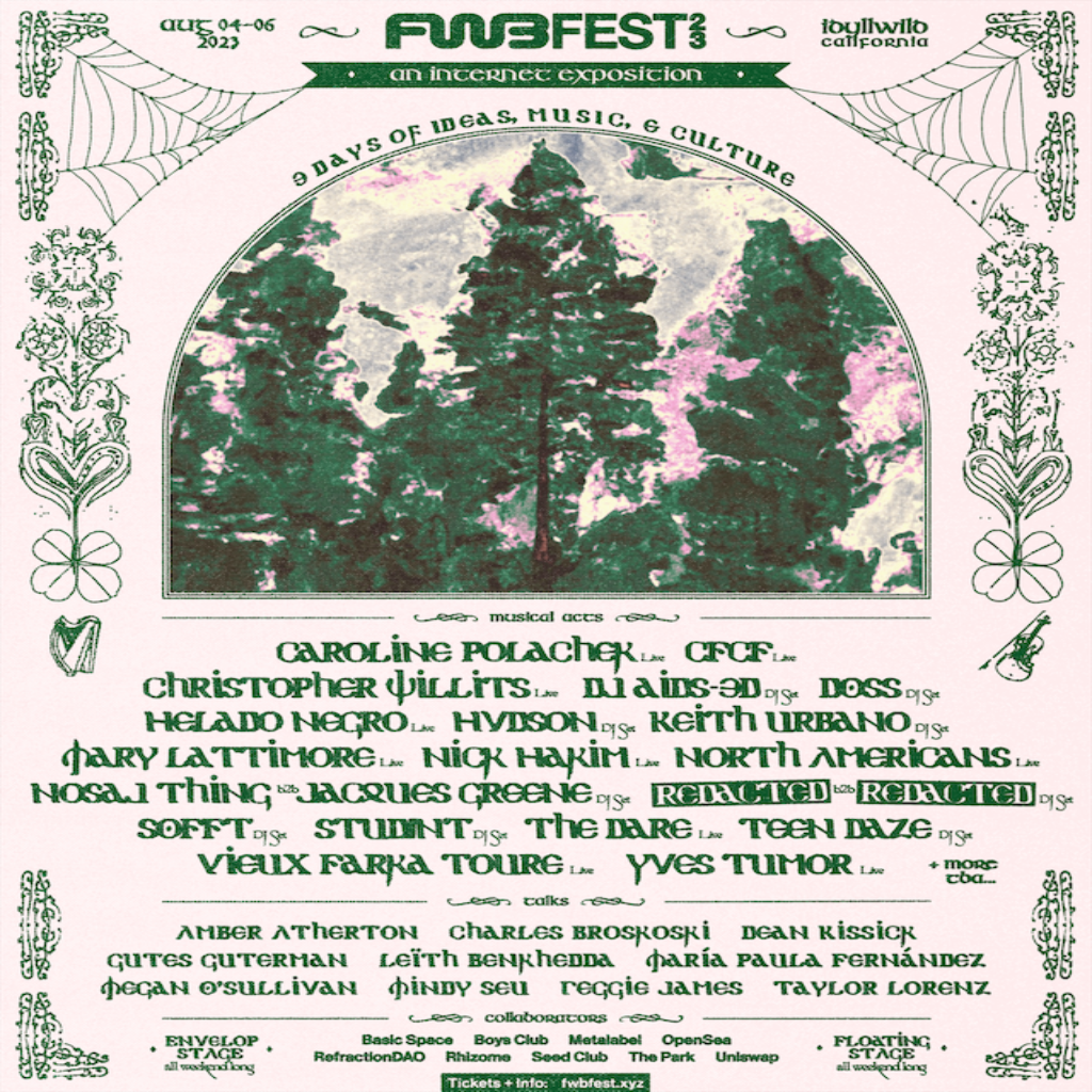 FWB Fest Announces 2023 Lineup Featuring Caroline Polachek, Yves Tumor ...