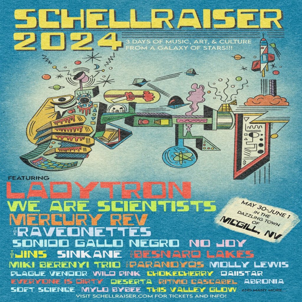 Schellraiser Festival Announces 2024 Lineup Featuring Ladytron, We Are Scientists, Mercury Rev ...