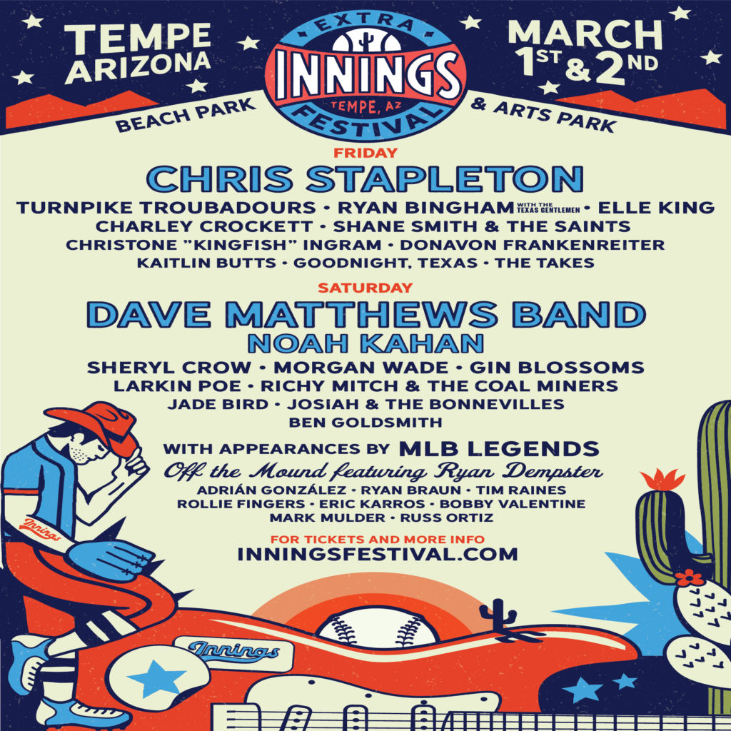 Extra Innings Festival Announces 2024 Lineup Featuring Chris Stapleton ...