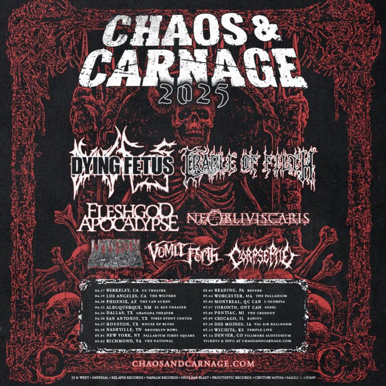 Dying Fetus & Cradle Of Filth Announce Spring 2025 Co-Headlining Tour ...