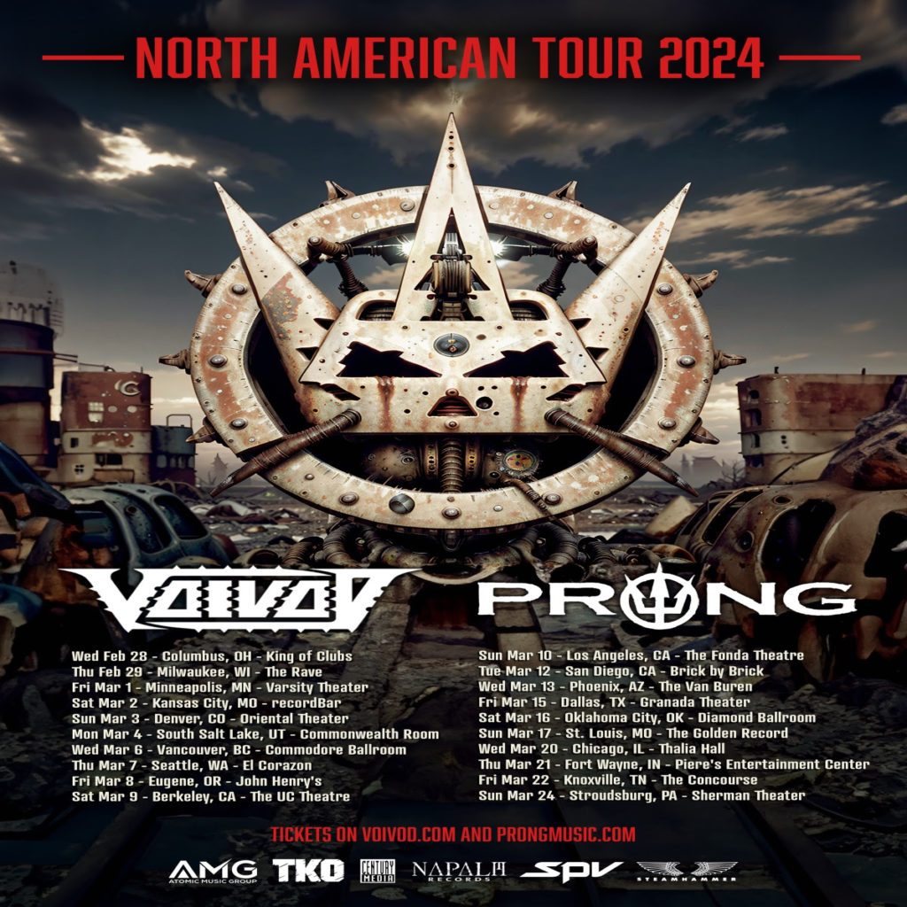 Prong & Voivoid Announce Winter 2024 North American Tour Dates - mxdwn ...