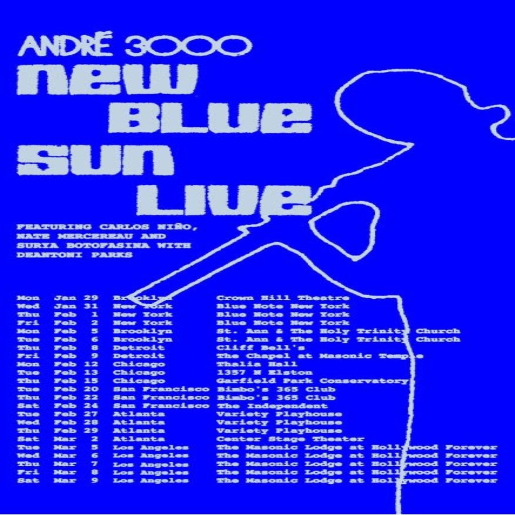 Andre 3000 Announces Winter 2024 ‘New Blue Sun’ Tour Dates - mxdwn Music