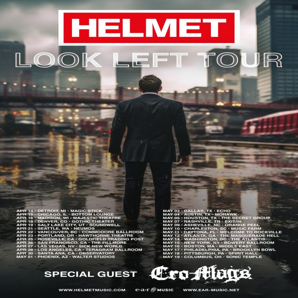 Helmet Announces Spring 2024 North American Tour Dates With Cro-Mags ...