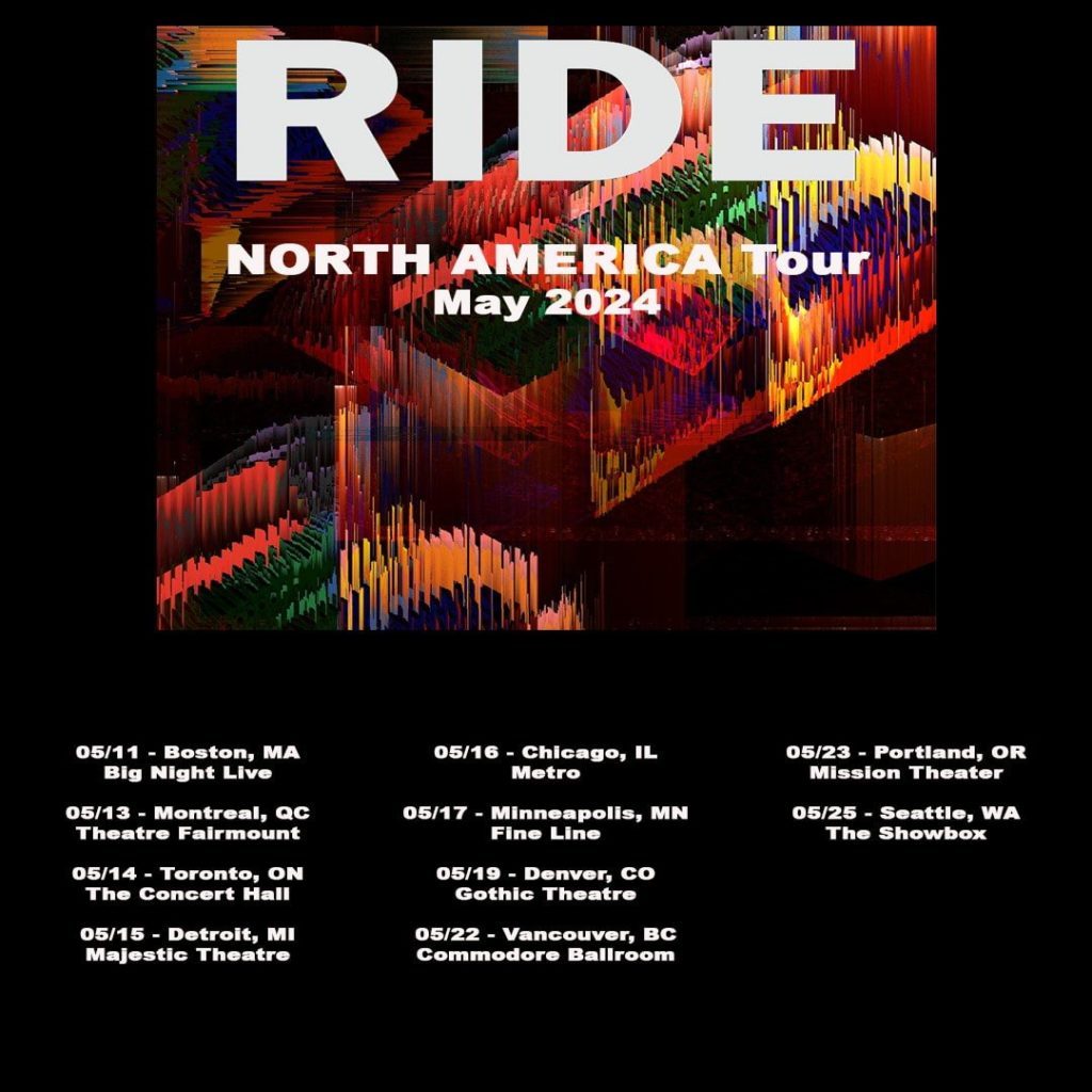 Ride Announce Spring 2024 North American Tour Dates Mxdwn Music