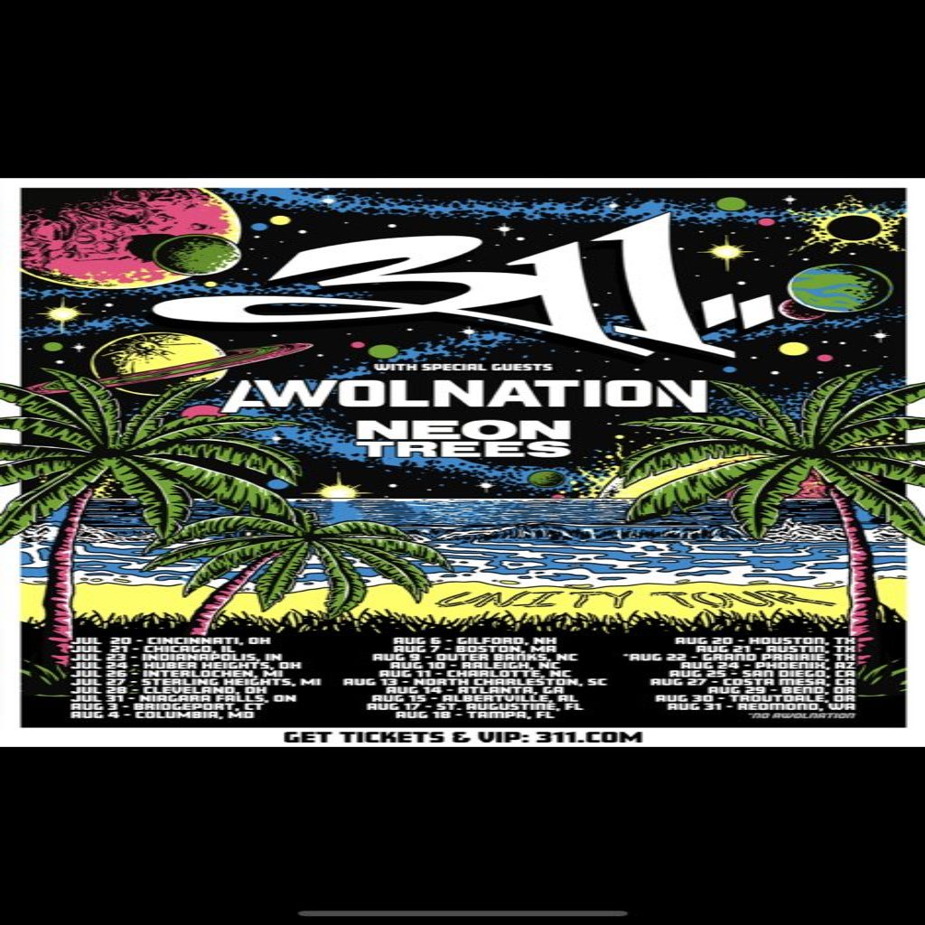 311 Announces Summer 2024 North American Tour Dates With Awolnation ...