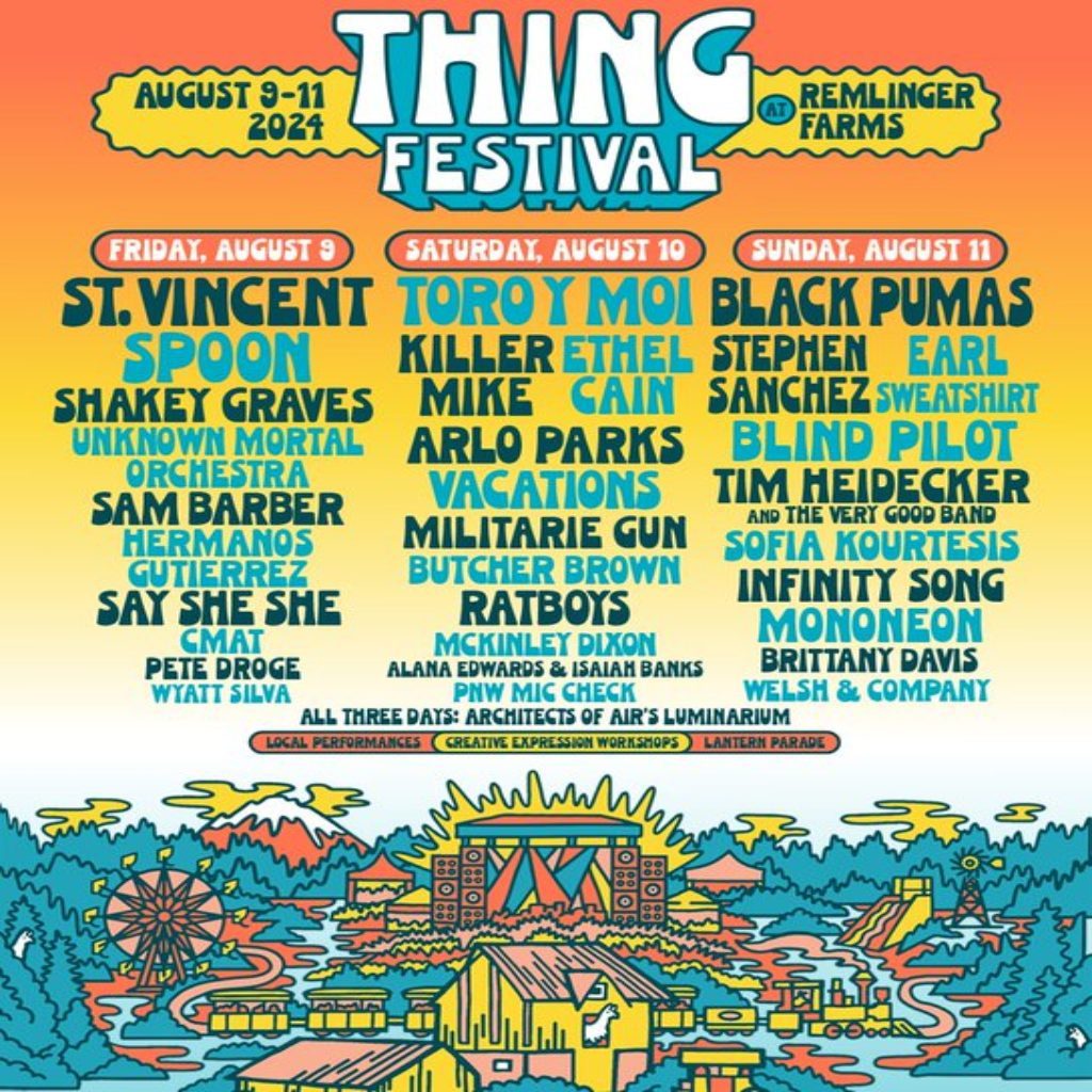 Thing Festival Announces 2024 Lineup Featuring St. Vincent, Killer Mike ...